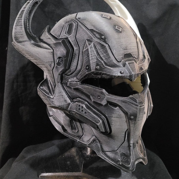 3d Printed Doom Helmet - Etsy