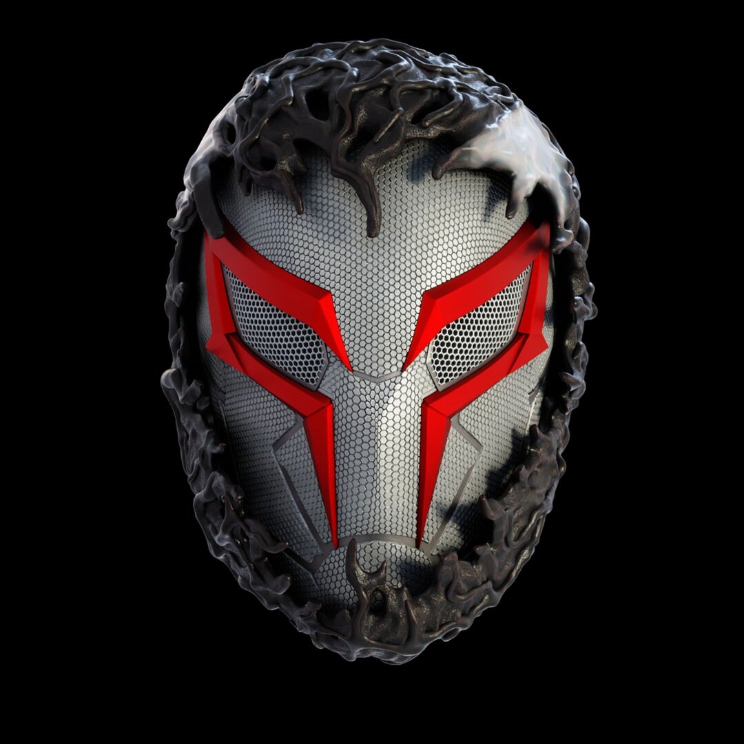 Spiderman 2099 Venomized Helmet Cosplay Prop/ 3d Printed Cosplay Prop ...