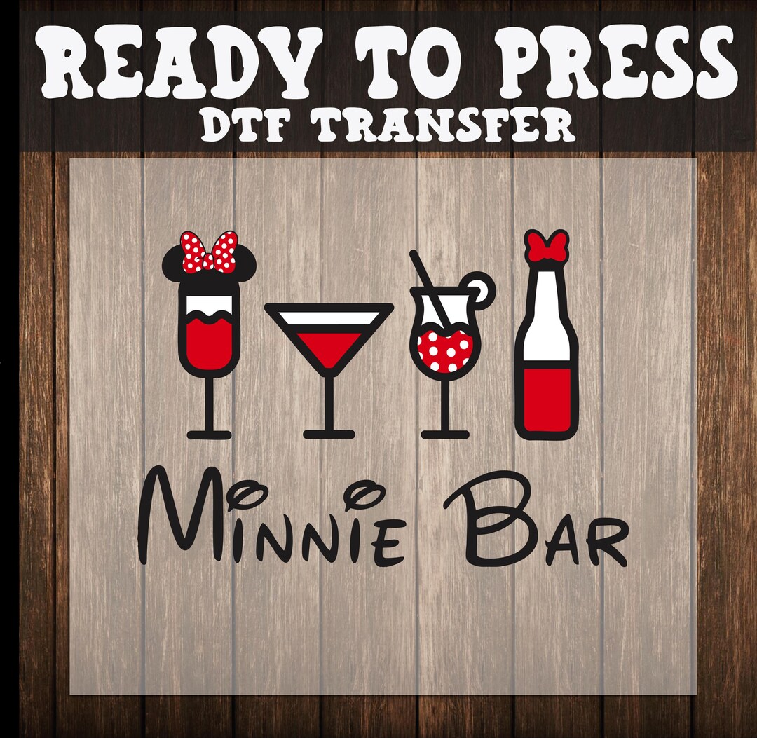 Minnie Bar DTF Transfer - Etsy