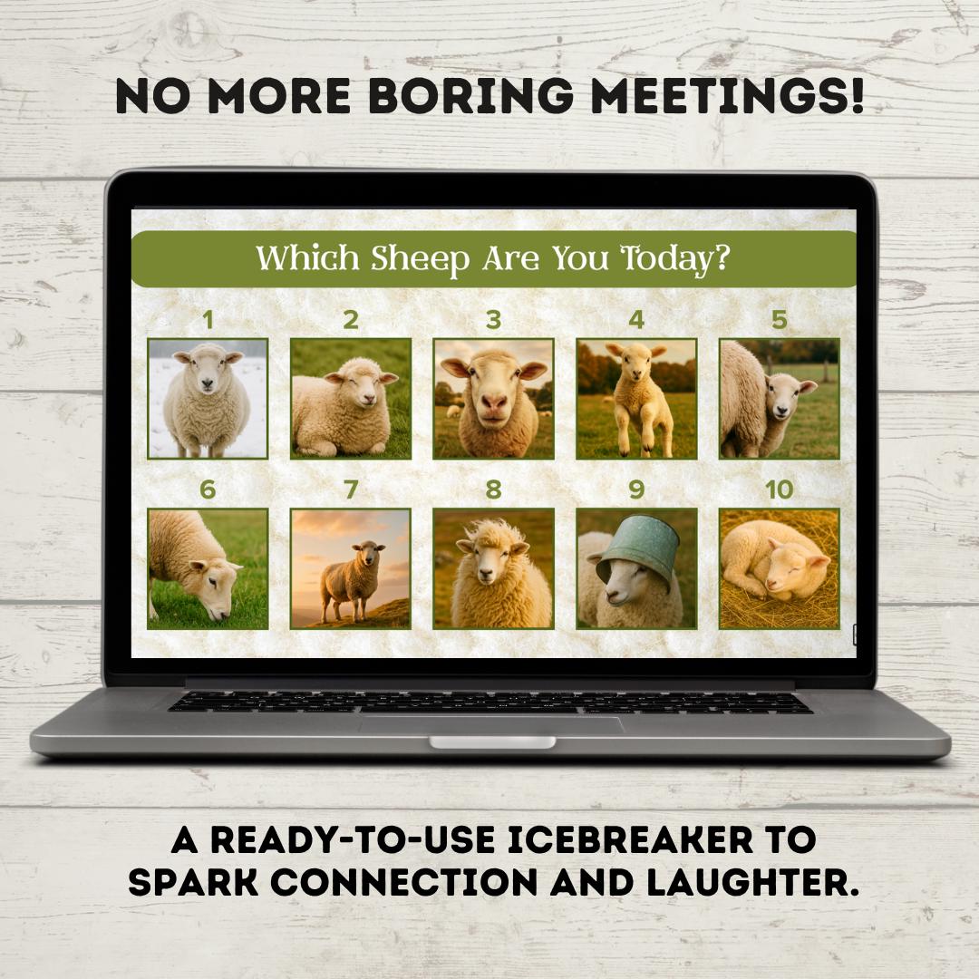 Which Sheep Are You Today? | Fun Barnyard Animal Icebreaker Slide for ...