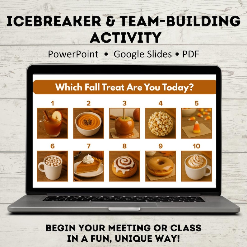 Fall Icebreaker Slide: Cozy Mood Check Activity (google Slides ...