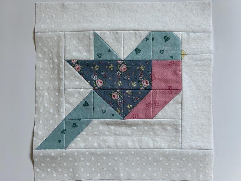 Bird PDF Quilt Block Pattern | 9" and 12" Blocks - Etsy