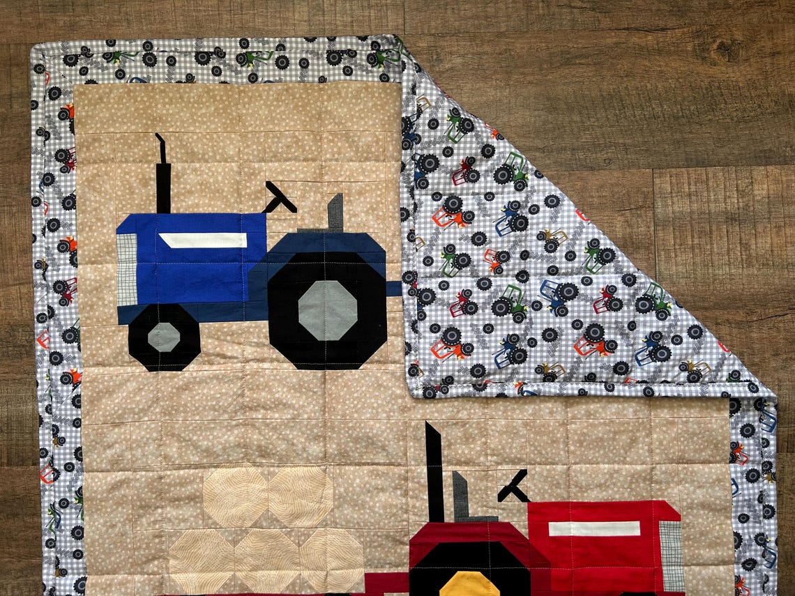 Tractors PDF Crib Quilt Pattern - Etsy