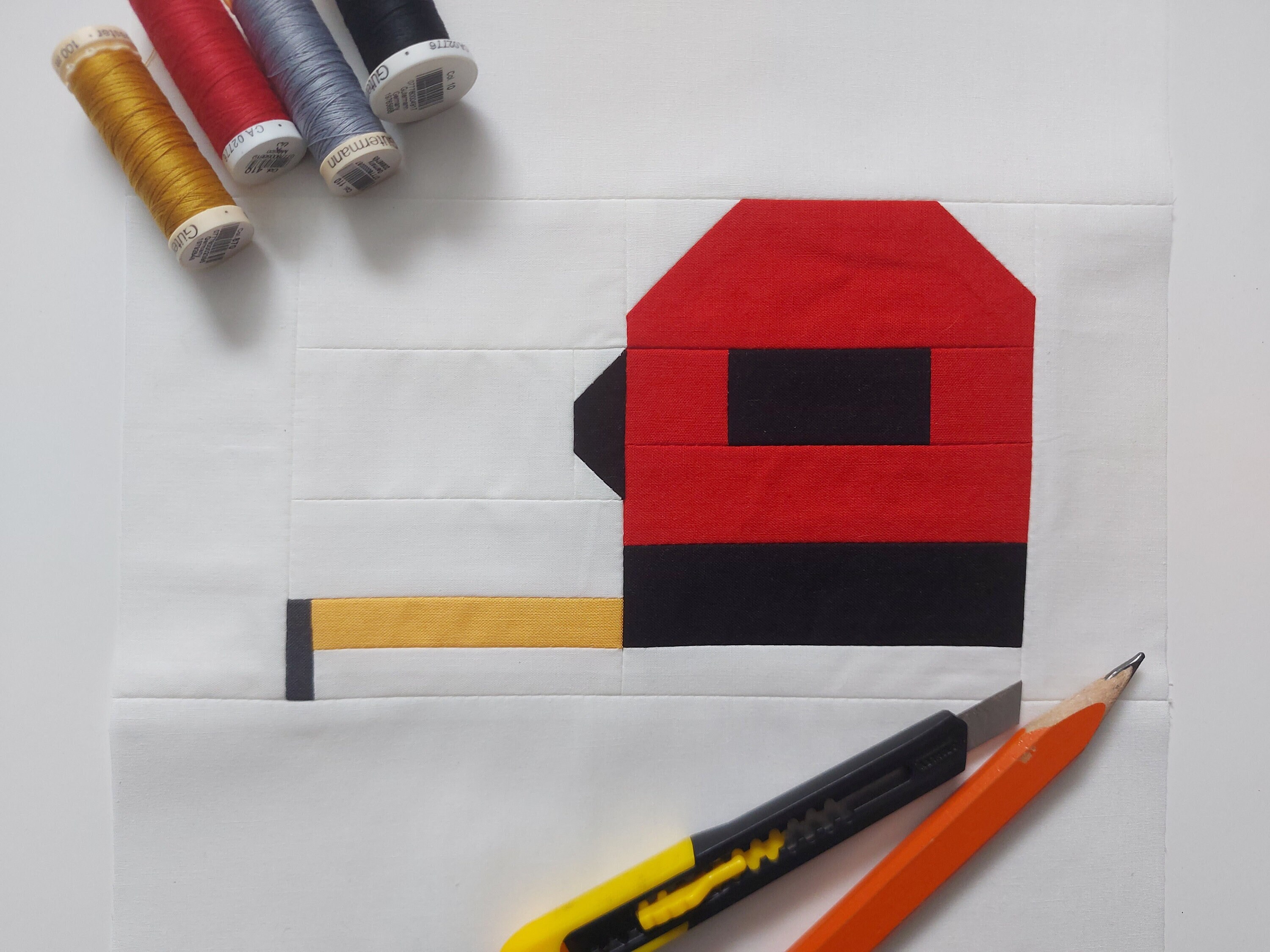 Tape Measure PDF Quilt Block Pattern - Etsy