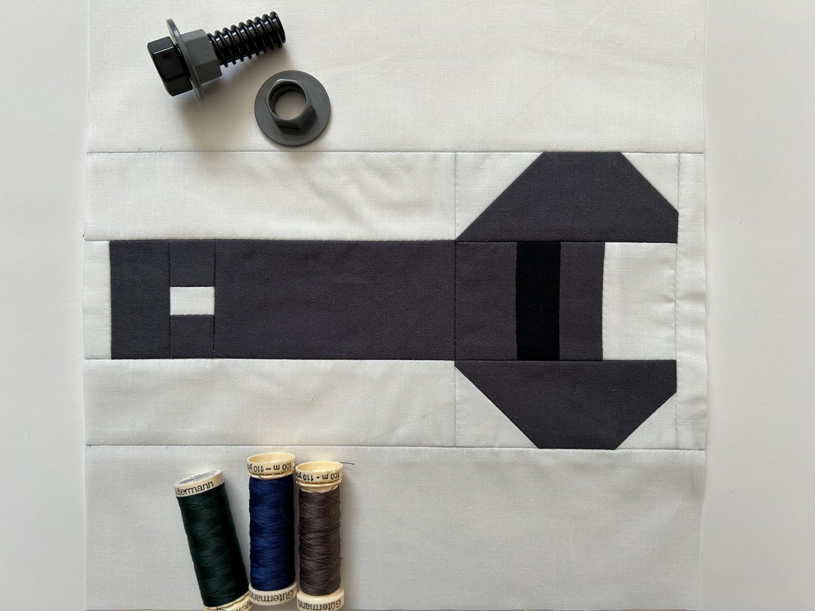 Wrench PDF Quilt Block Pattern - Etsy
