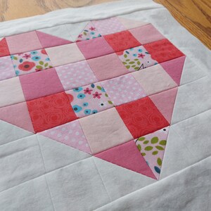 Patchwork Heart PDF Quilt Block Pattern - Etsy