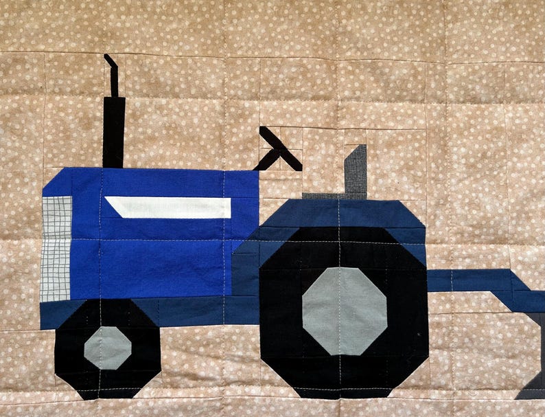 Tractors PDF Crib Quilt Pattern - Etsy