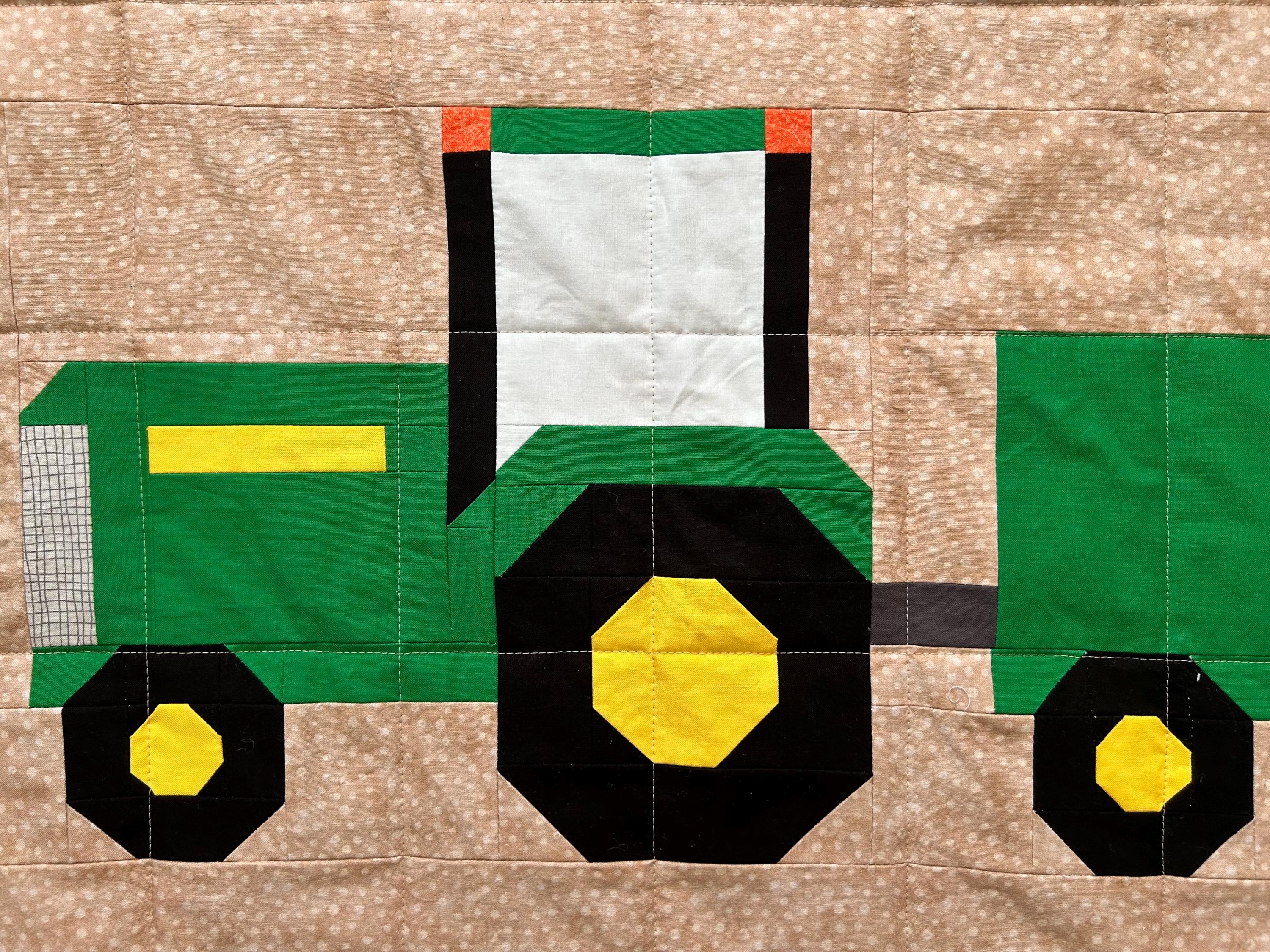Tractors PDF Crib Quilt Pattern - Etsy