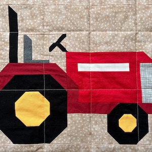 Tractors PDF Crib Quilt Pattern - Etsy