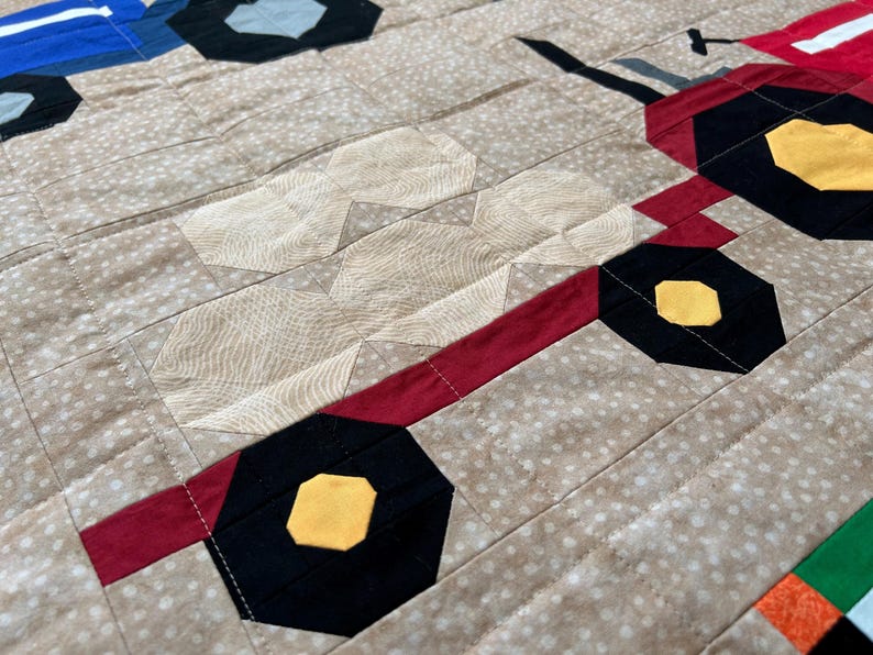 Tractors PDF Crib Quilt Pattern - Etsy