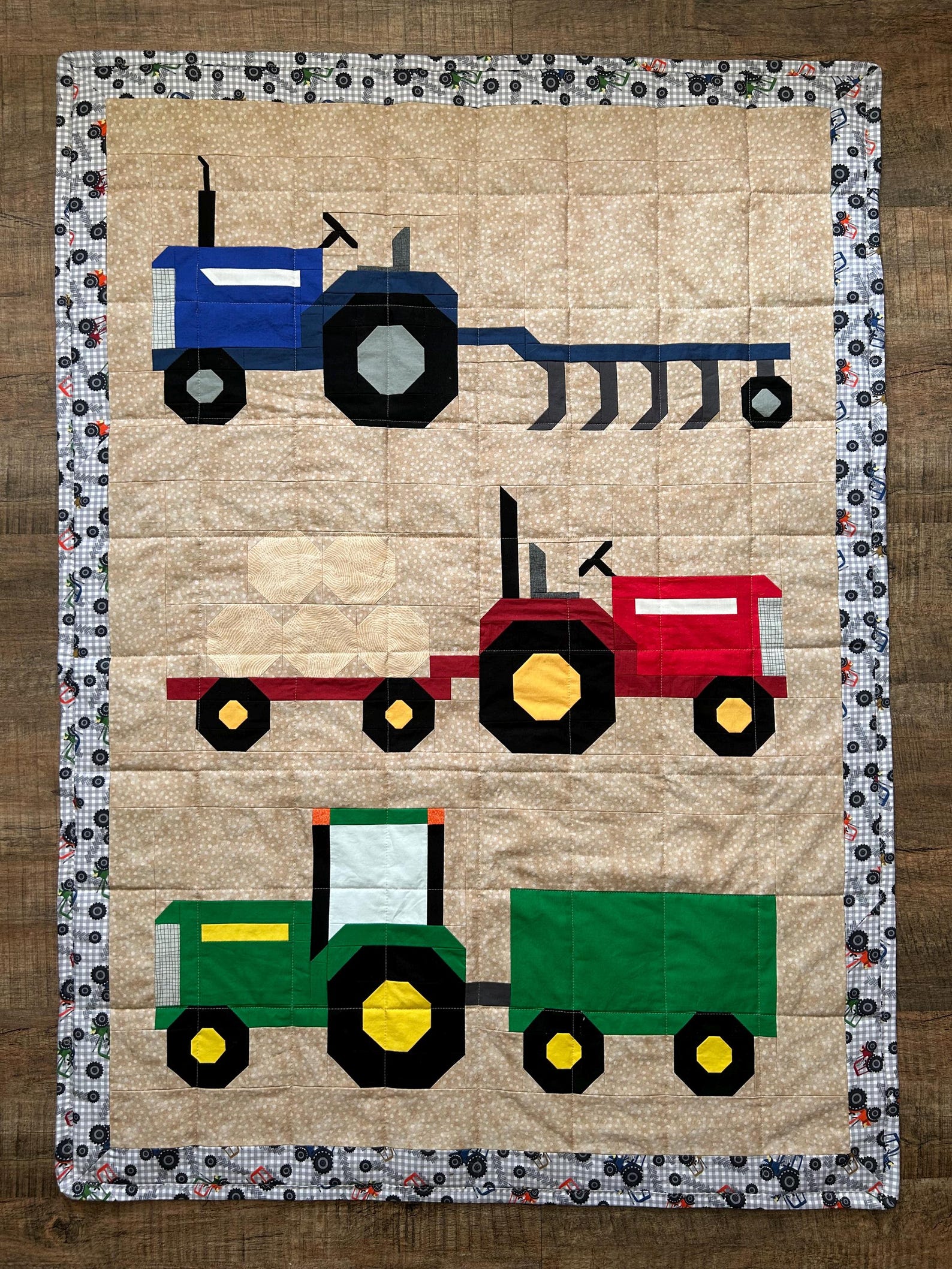 Tractors PDF Crib Quilt Pattern - Etsy