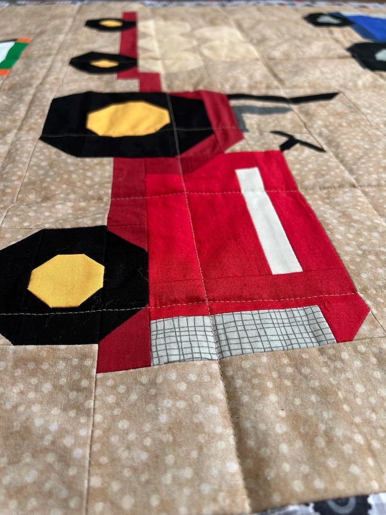 Tractors PDF Crib Quilt Pattern - Etsy