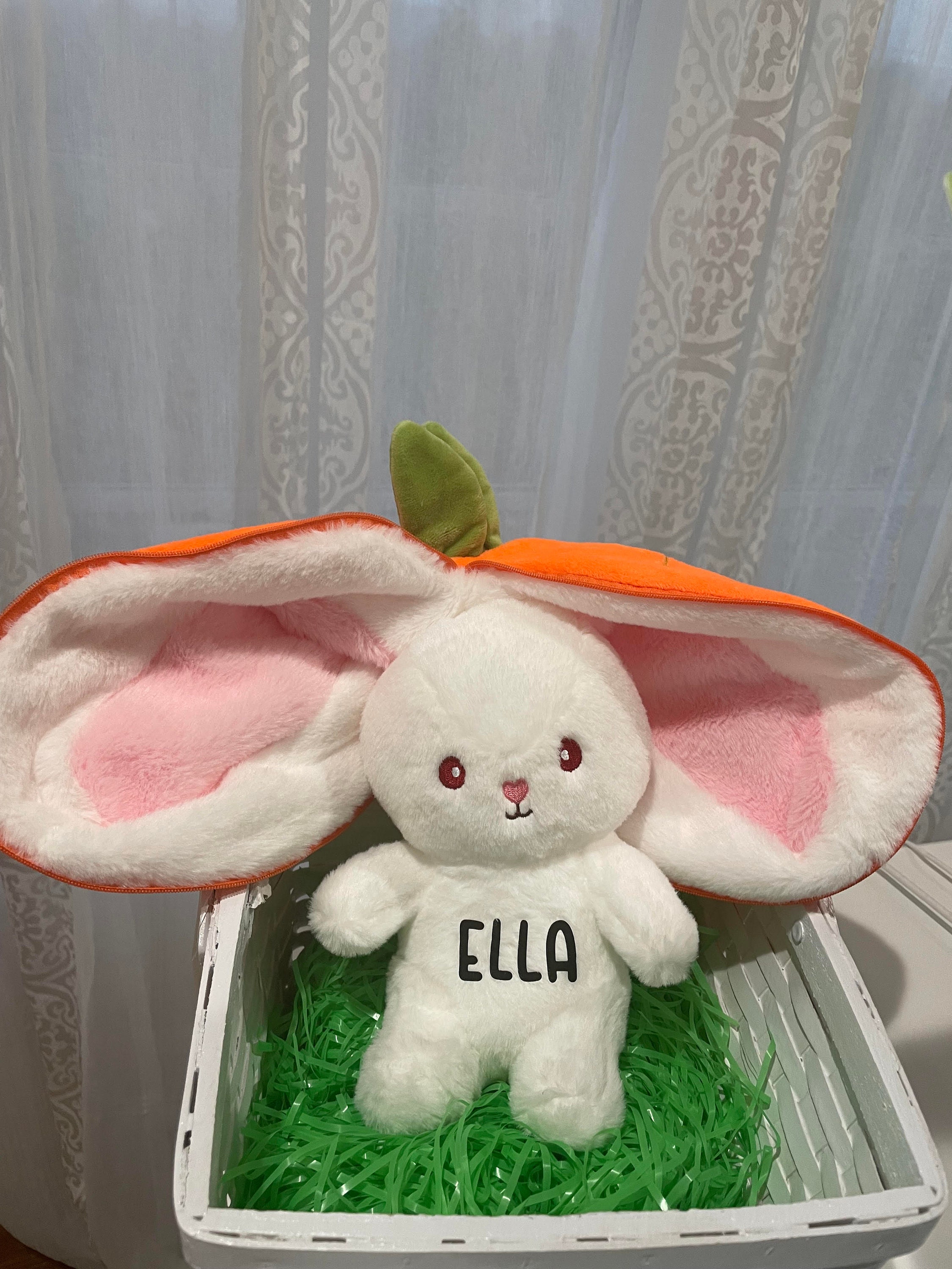 Plush Bunny Rabbits That Transform From the Carrot Perfect for Easter ...