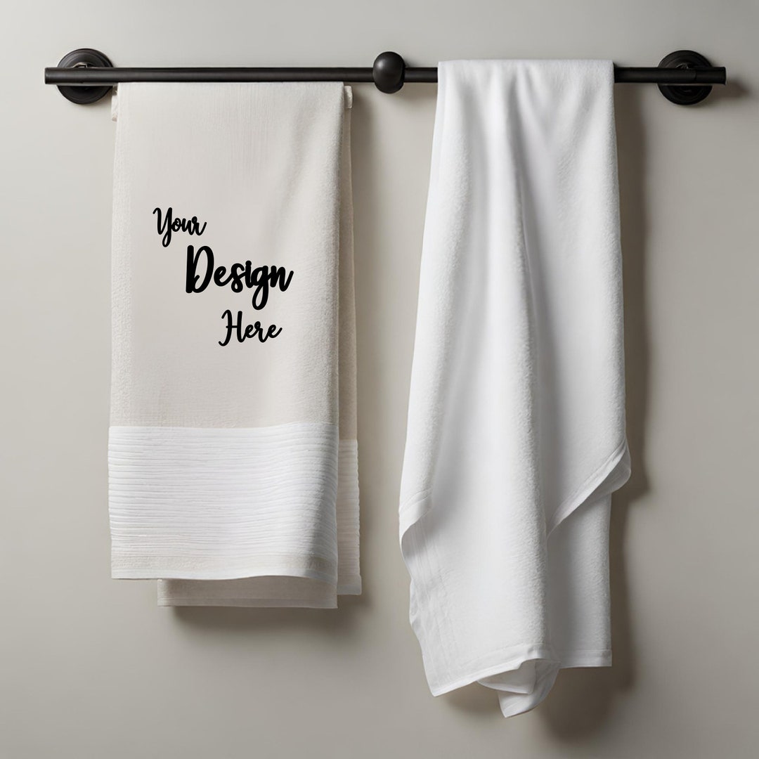 Hand Towel Mockup, Towel Mockup, Coastal Mockups, Coastal Mockup, Beach ...