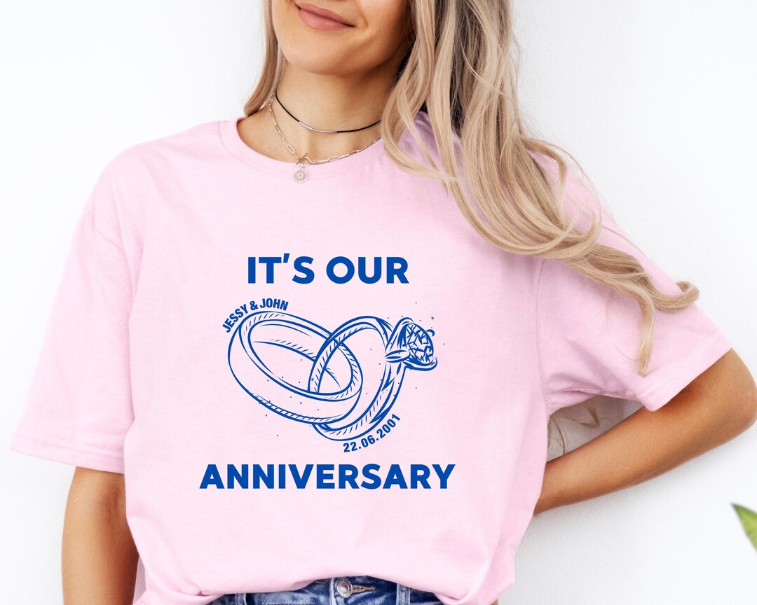 It's Our Anniversary Shirt, Couple Anniversary Shirt, Anniversary Shirt ...