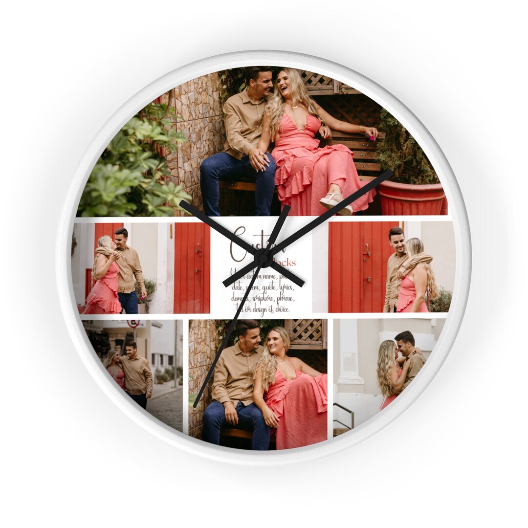 Clock With Photo, Customized Clocks, Clock for Housewarming, Custom ...