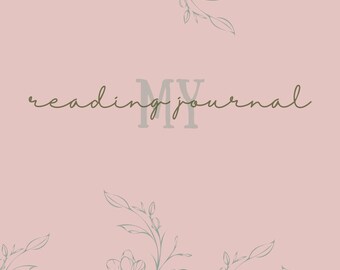 Printable Reading Journal Front Page - Etsy