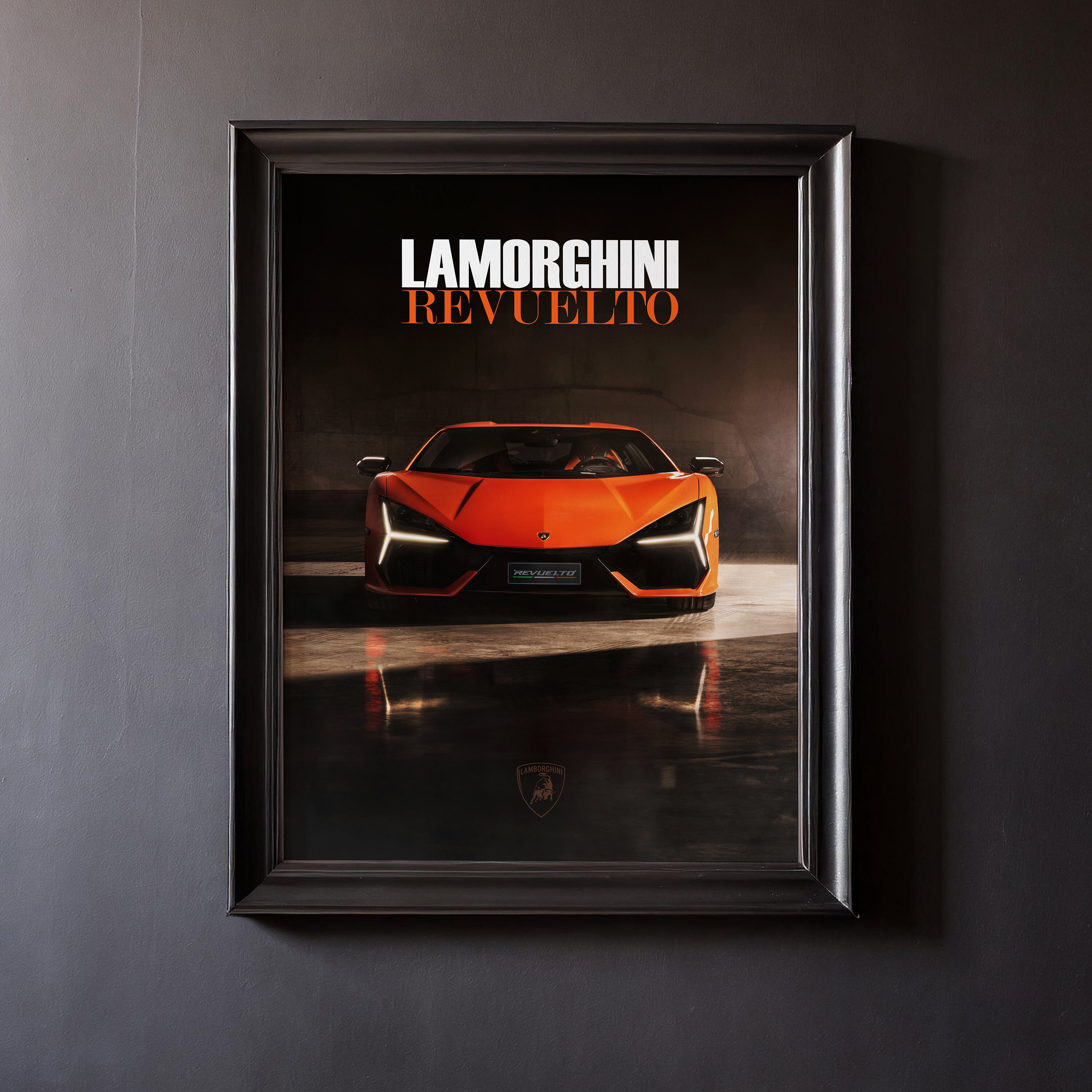 Lamborghini Revuelto, Car Wall Decor, Gifts for Him, Automotive Art ...