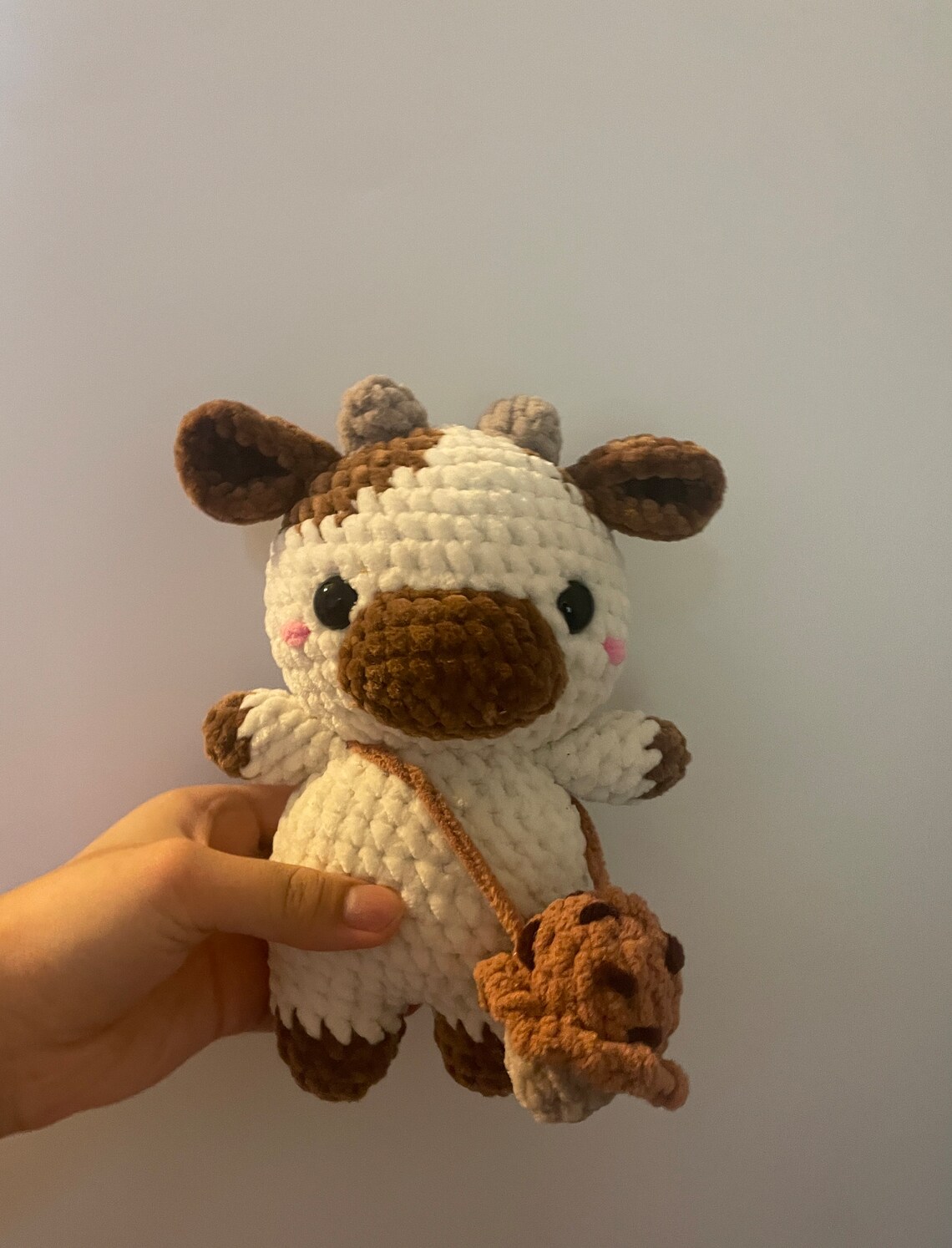 Crochet Choc-chip Cow Plush - Etsy