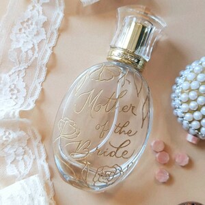 Engraved Perfume Bottle | Refillable Perfume Bottle | Mother of Bride ...