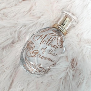 Engraved Perfume Bottle | Refillable Perfume Bottle | Mother of Bride ...
