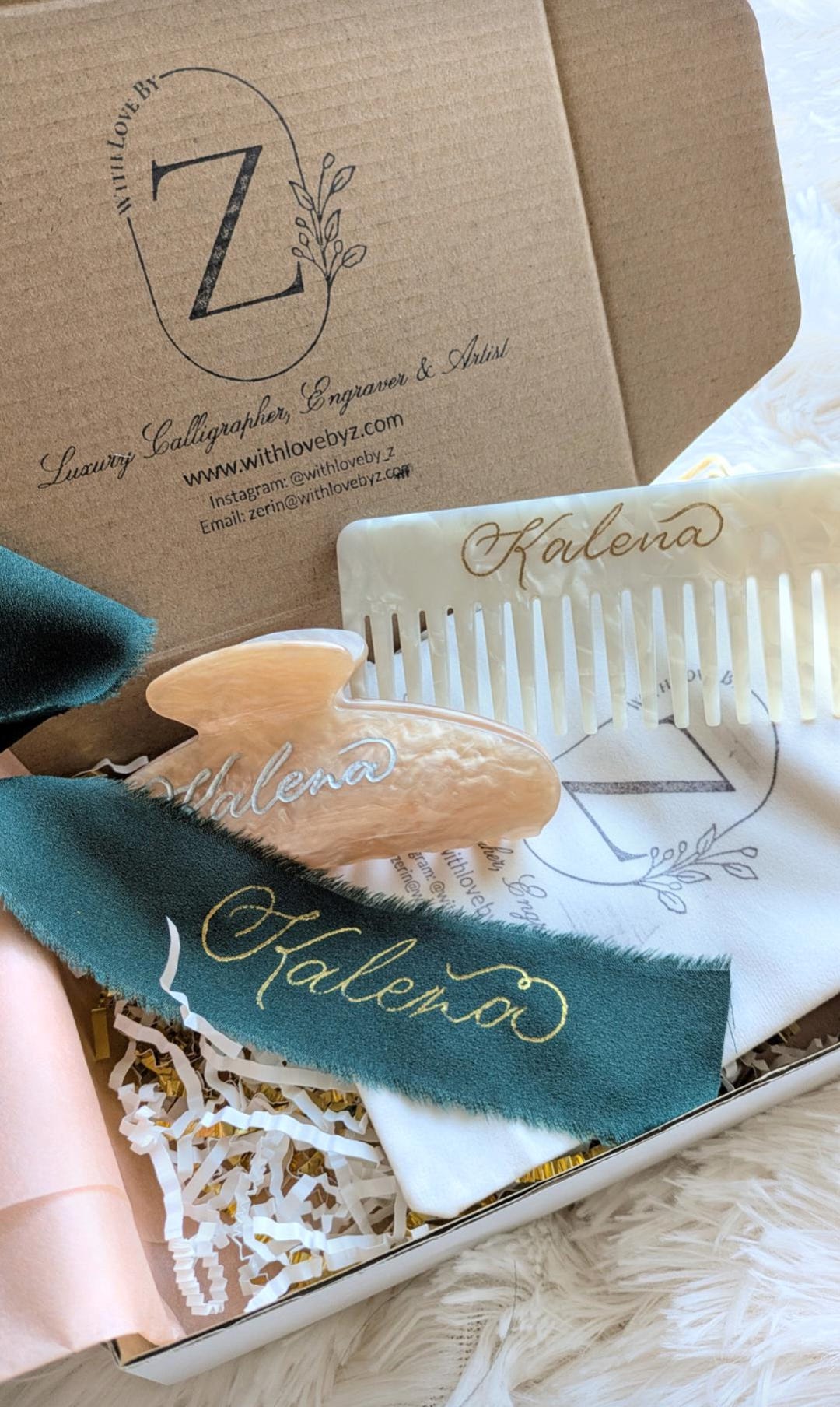 Custom Curated Engraved Gift Set | Valentine's Day Gift Set ...