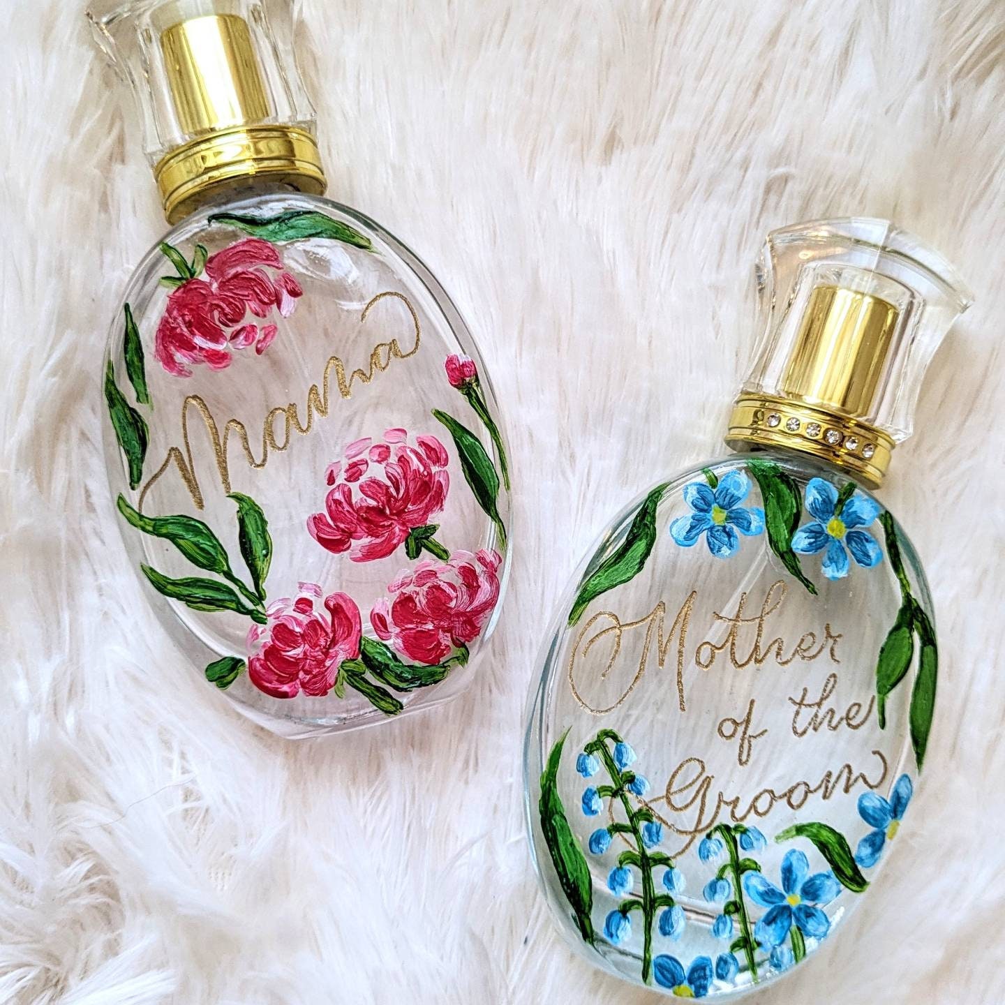 Engraved and Painted Perfume Bottle | Refillable Perfume Bottle ...
