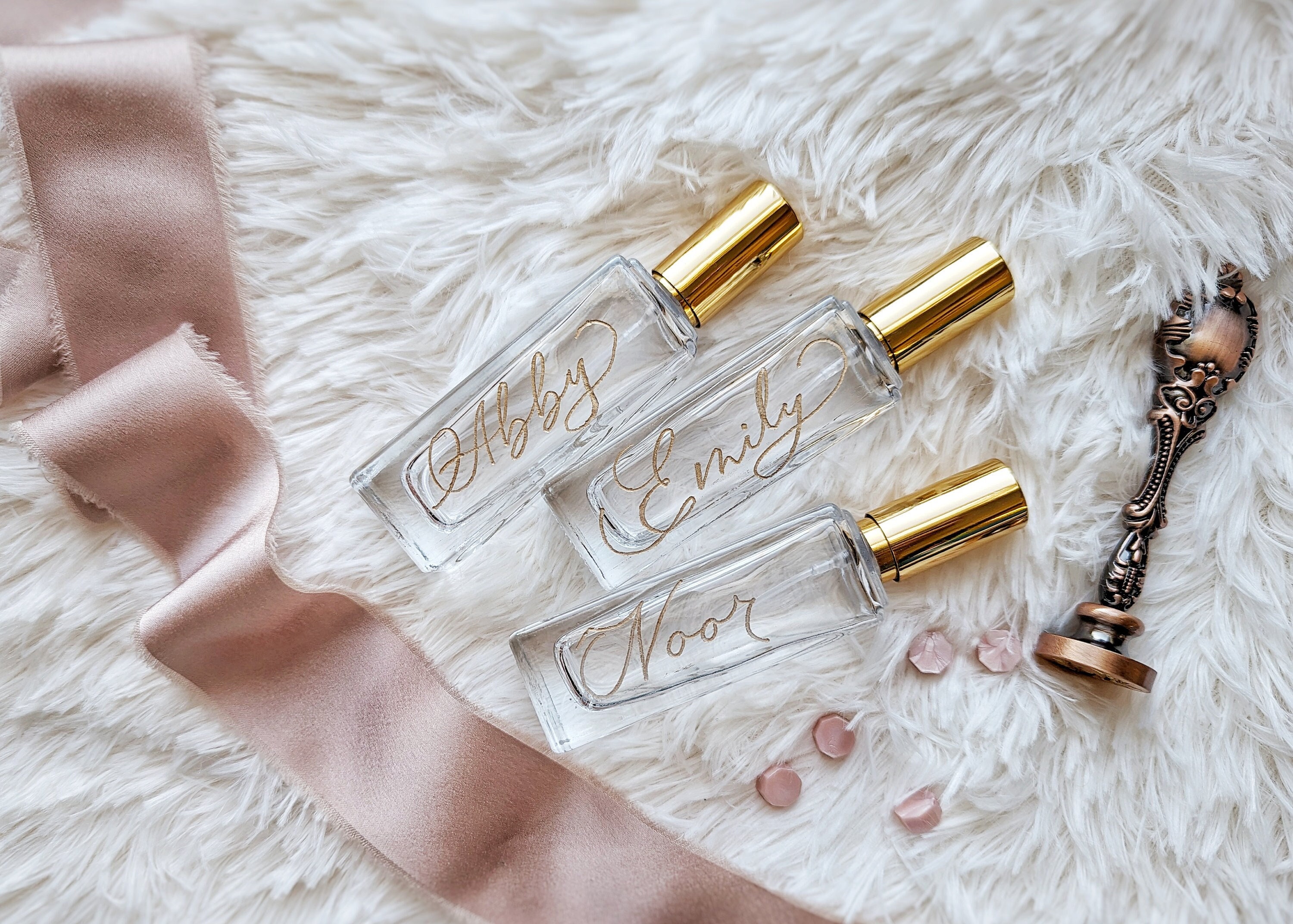 Engraved Perfume Bottles | Refillable Perfume Bottle | Bridesmaids Gift ...