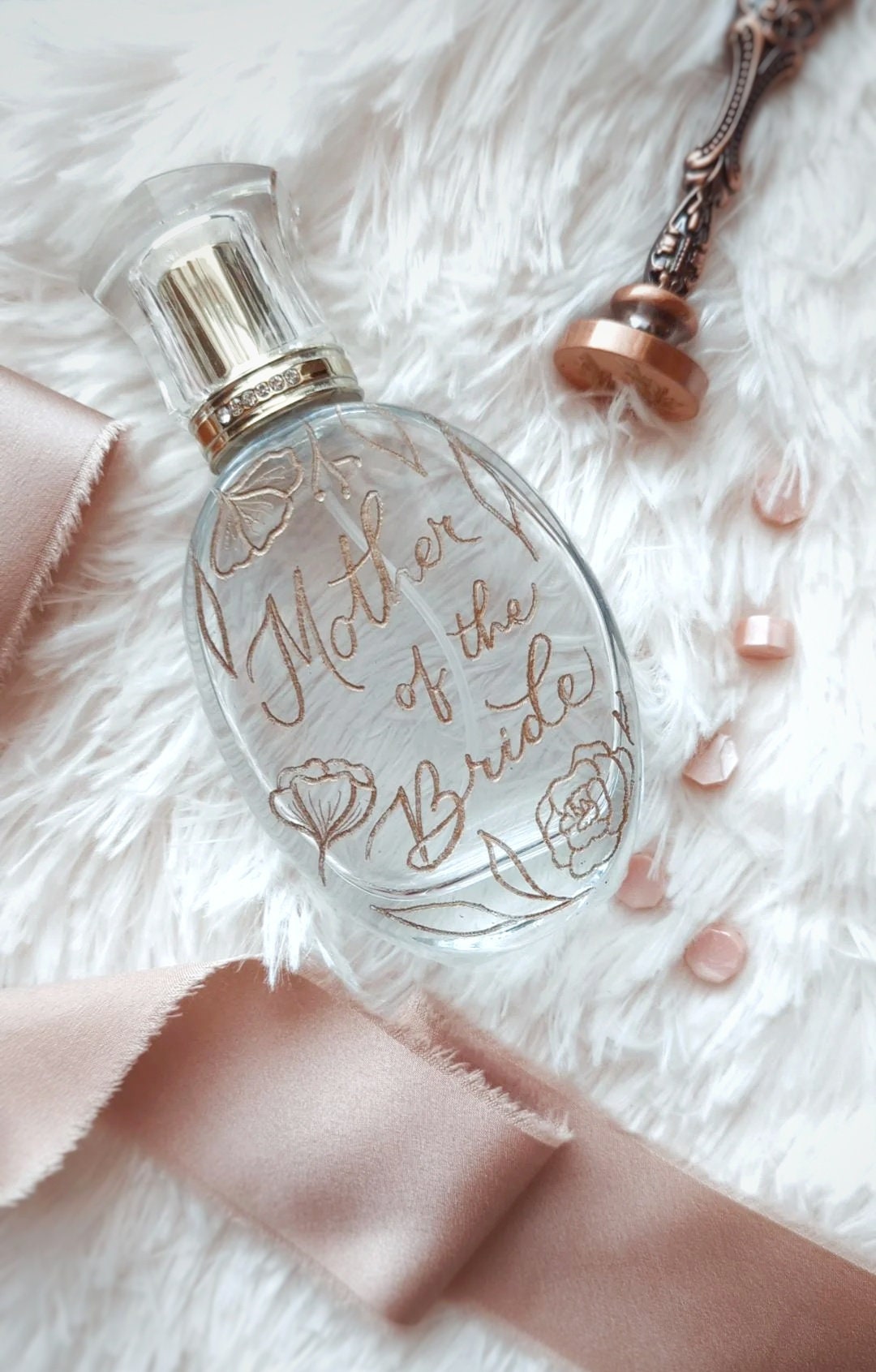 Engraved Perfume Bottle | Refillable Perfume Bottle | Mother of Bride ...