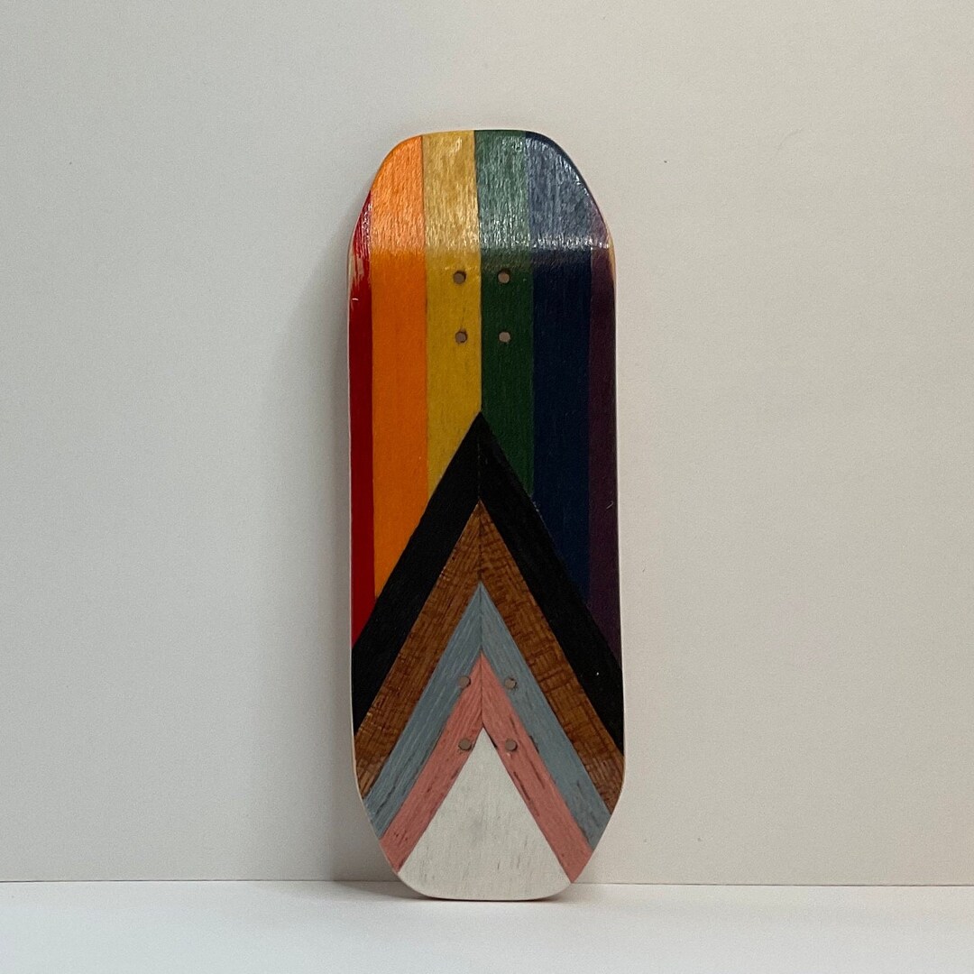 Pride 33x98mm Coffin Shaped Cruiser Split Ply Fingerboard Deck - Etsy