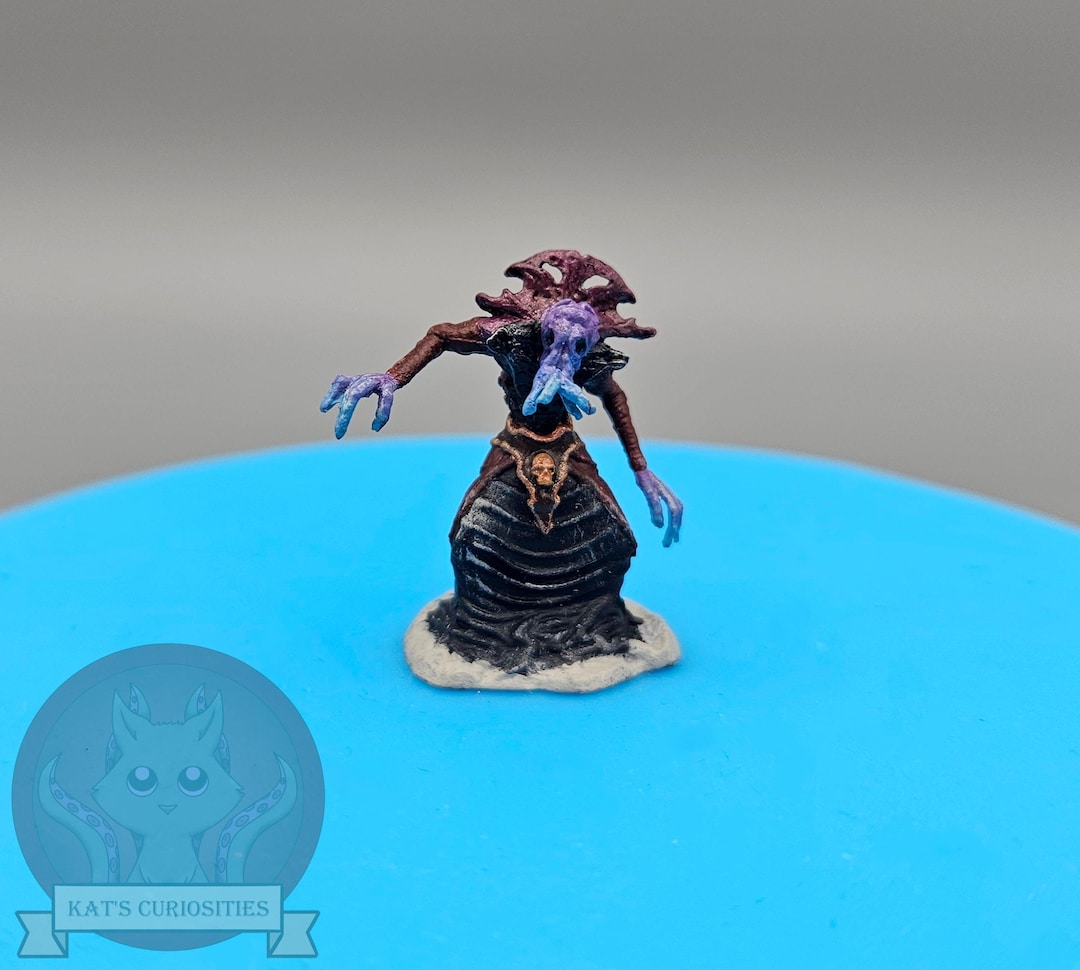 Handpainted Mindflayer Miniature - for Your Dnd or Other TTRPG Campaign ...
