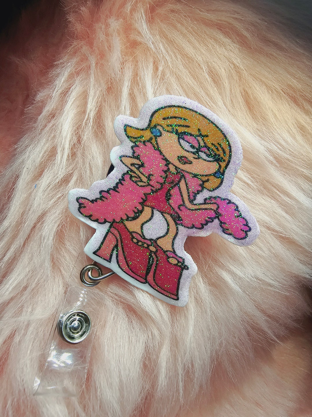 Lizzie Doll Badge Reel - Etsy