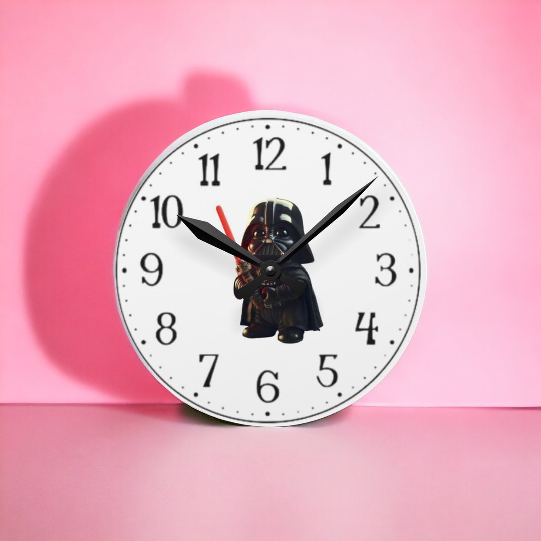 Wall Clock Unique Star War Clock, Wall Clock Modern, Mall Clock Kitchen ...