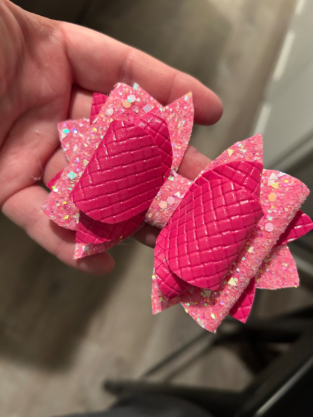 Stanley Tumbler Bow Pink Peony Camelia Fuchsia Flamingo Glitter Straw ...