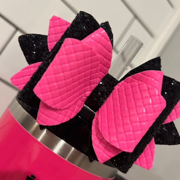 Pink Stanley Cup Bow - Etsy
