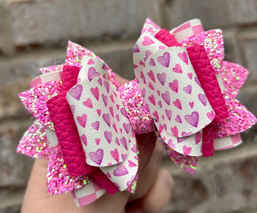 Stanley Tumbler Bow Red Lavender Purple Pink Love White Glitter Hugs ...