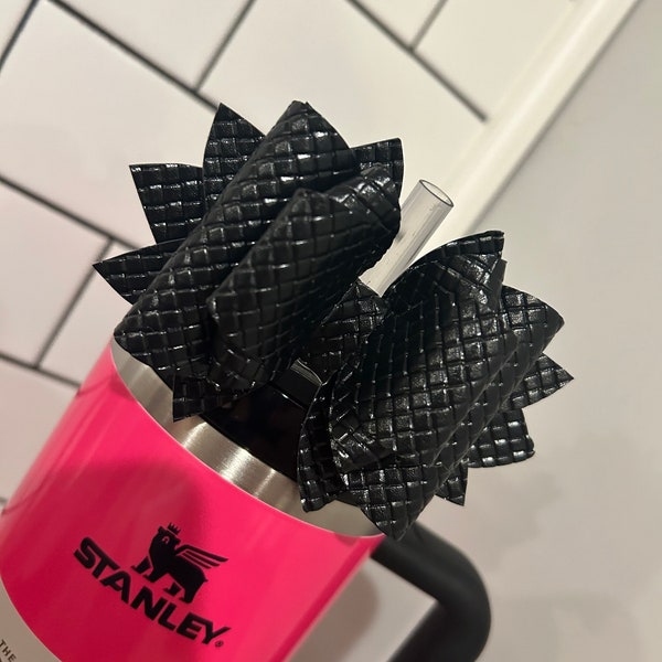 Black Stanley Bow Topper - Etsy