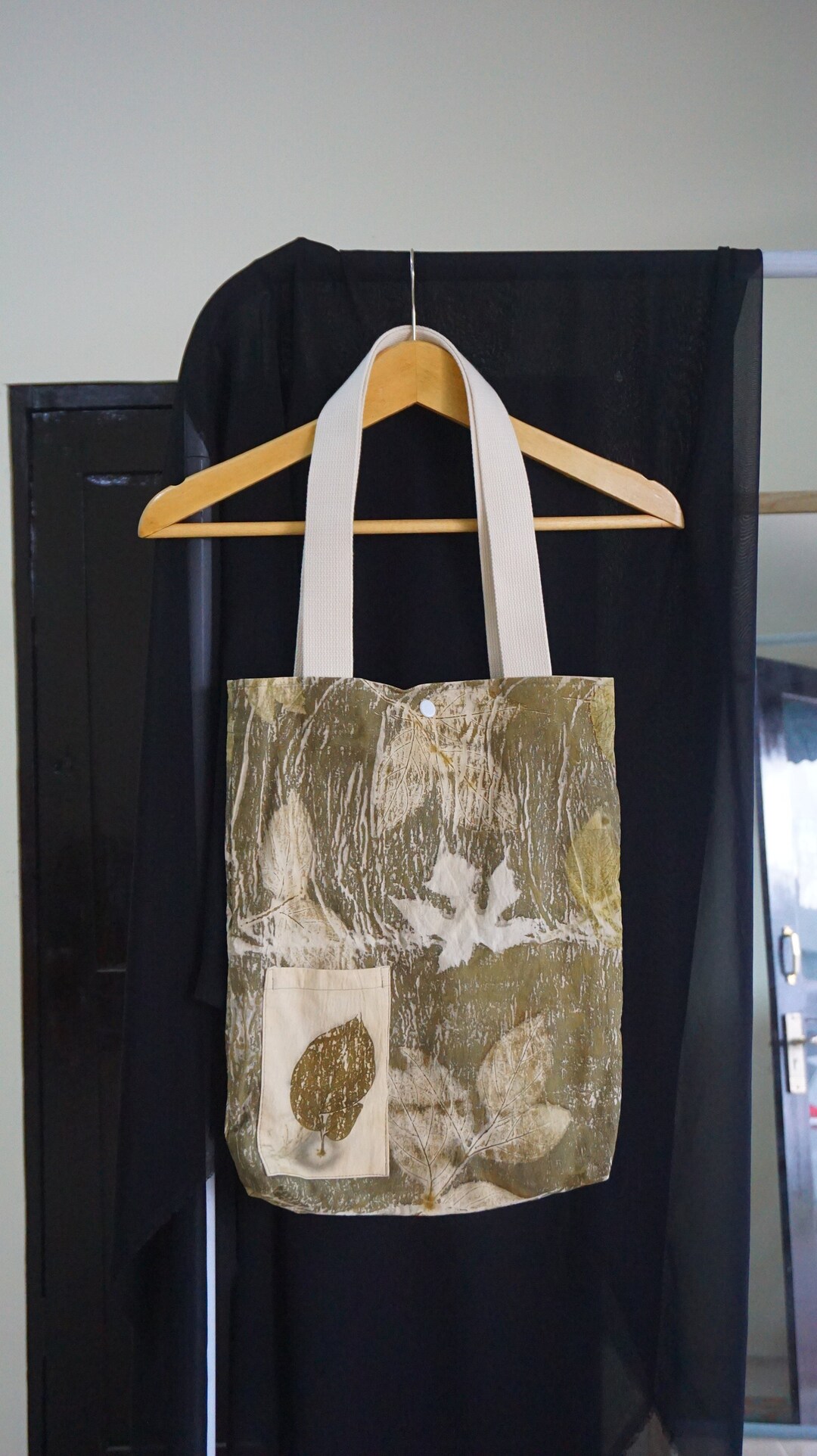 Ecoprint/botanical Print Totebag Plant Print Bag Ecofrinedly Totebag ...