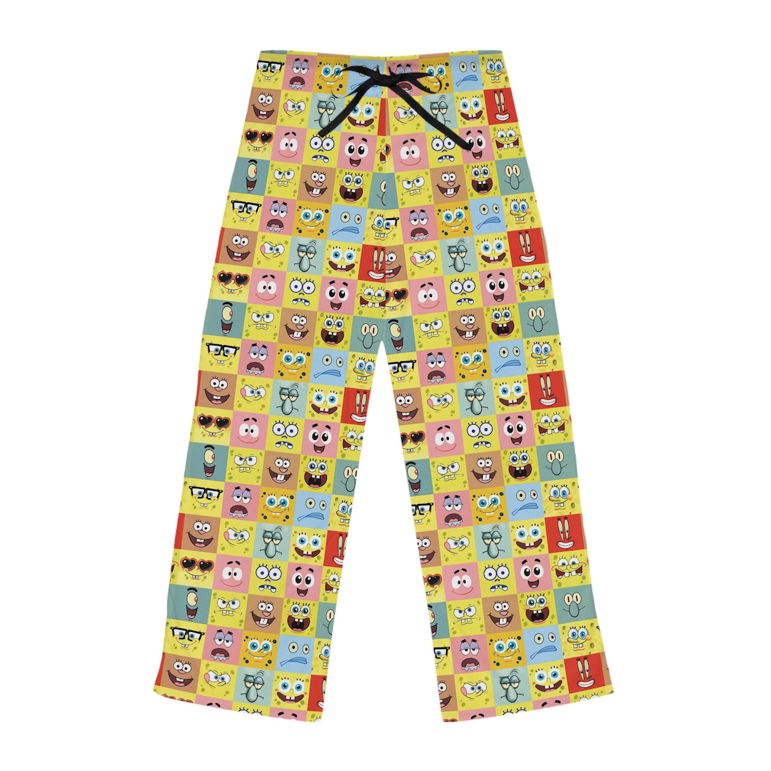 Women's Spongebob Pajama Pants (AOP) - Etsy