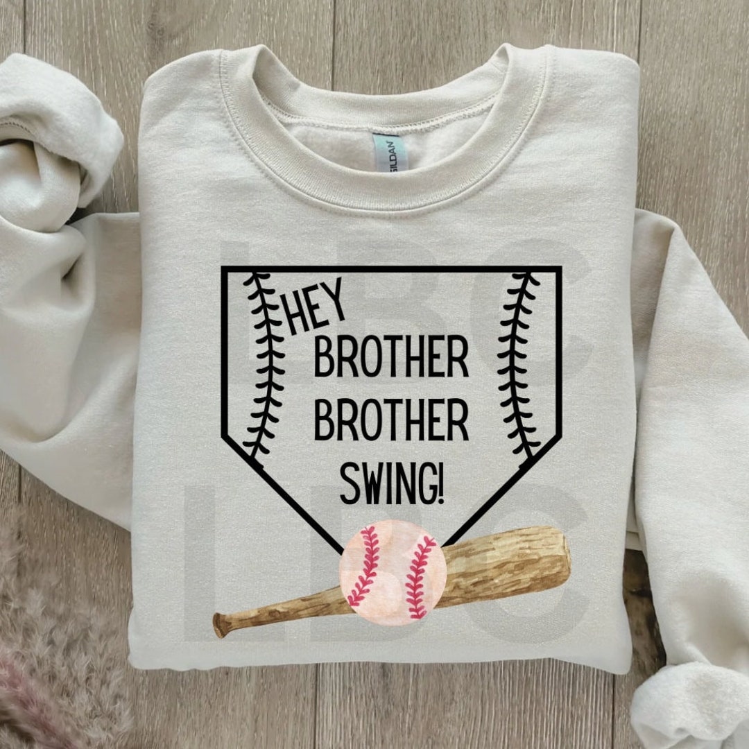 Hey Brother Swing PNG Baseball Digital Download PNG Baseball Brother ...