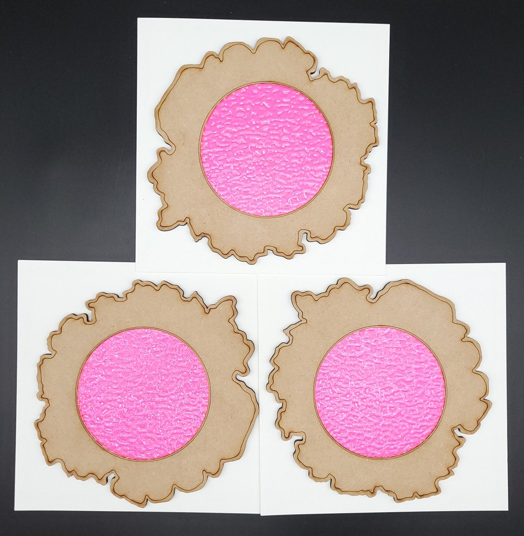 WH Aos Wargame Rat Teleportation Hole Set of 3 Proxy MDF / Neon Pink ...