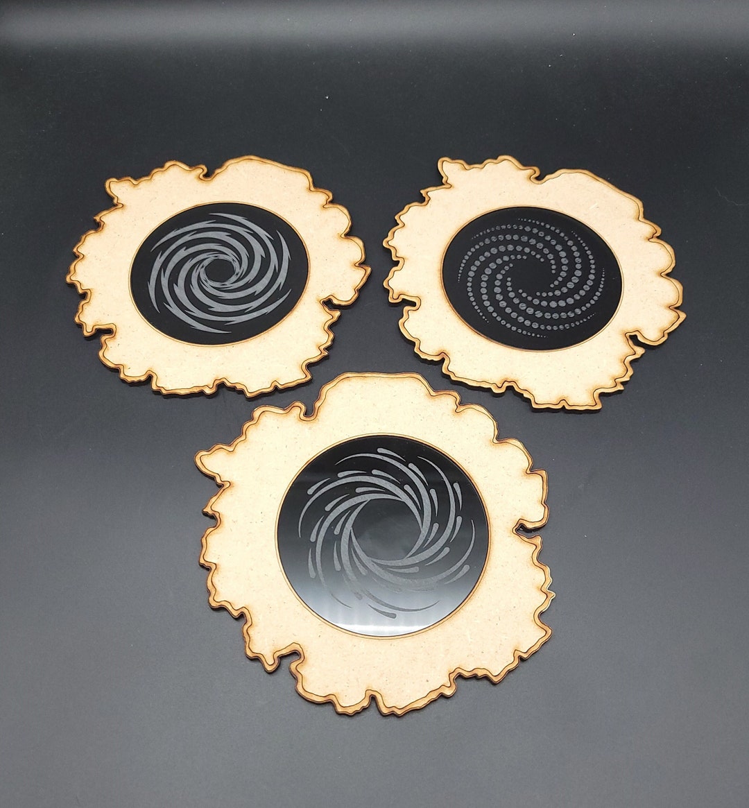 WH Aos Wargame Rat Teleportation Hole Set of 3 - Proxy - MDF / Clear ...