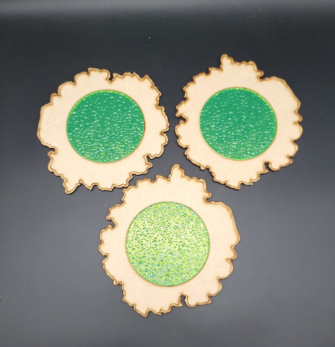 WH Aos Wargame Rat Teleportation Hole Set of 3 - Proxy - MDF / Neon ...