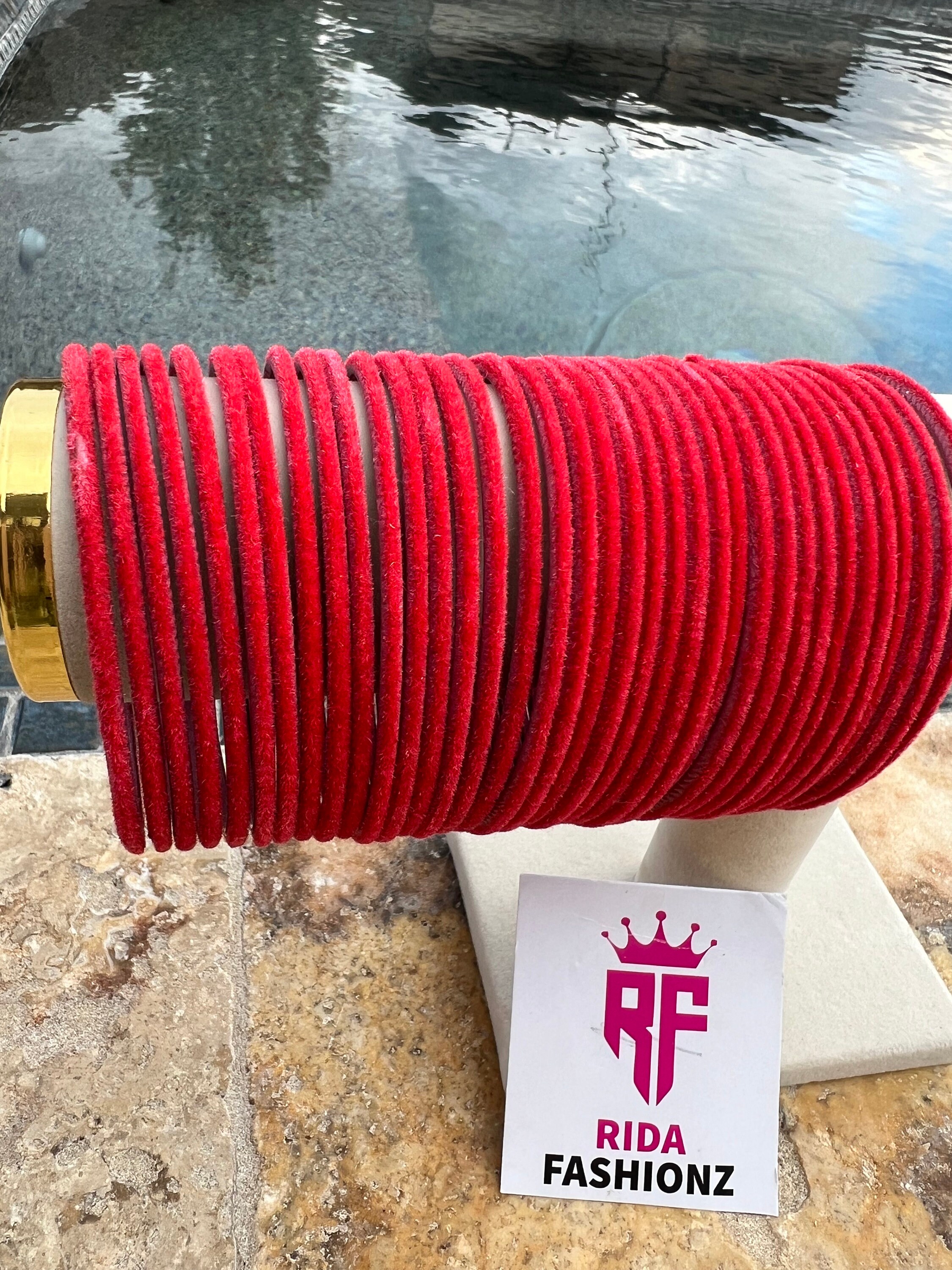 Traditional Indian Glass Bangles 34 in Each Color - Etsy