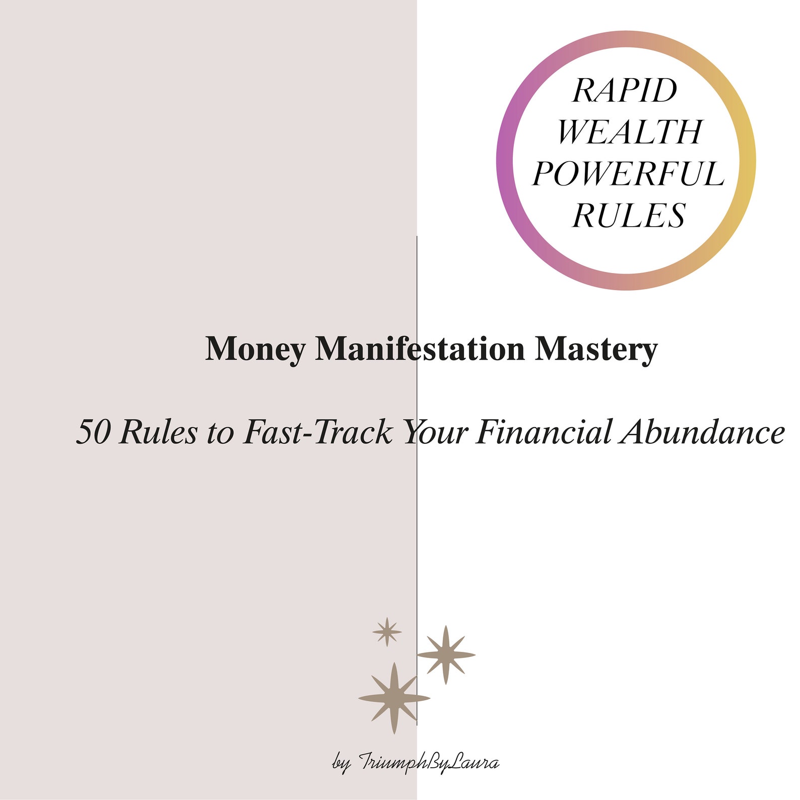 Money Manifestation Mastery 50 Rules to Fast-track Your Financial ...