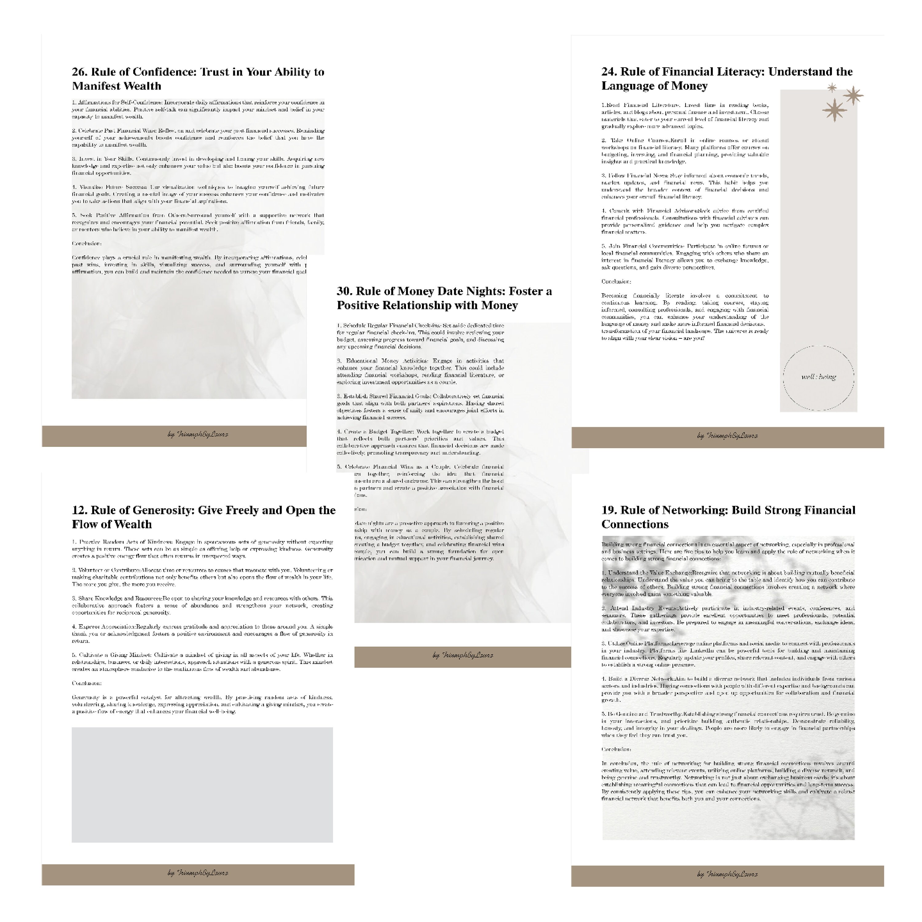 Money Manifestation Mastery 50 Rules to Fast-track Your Financial ...