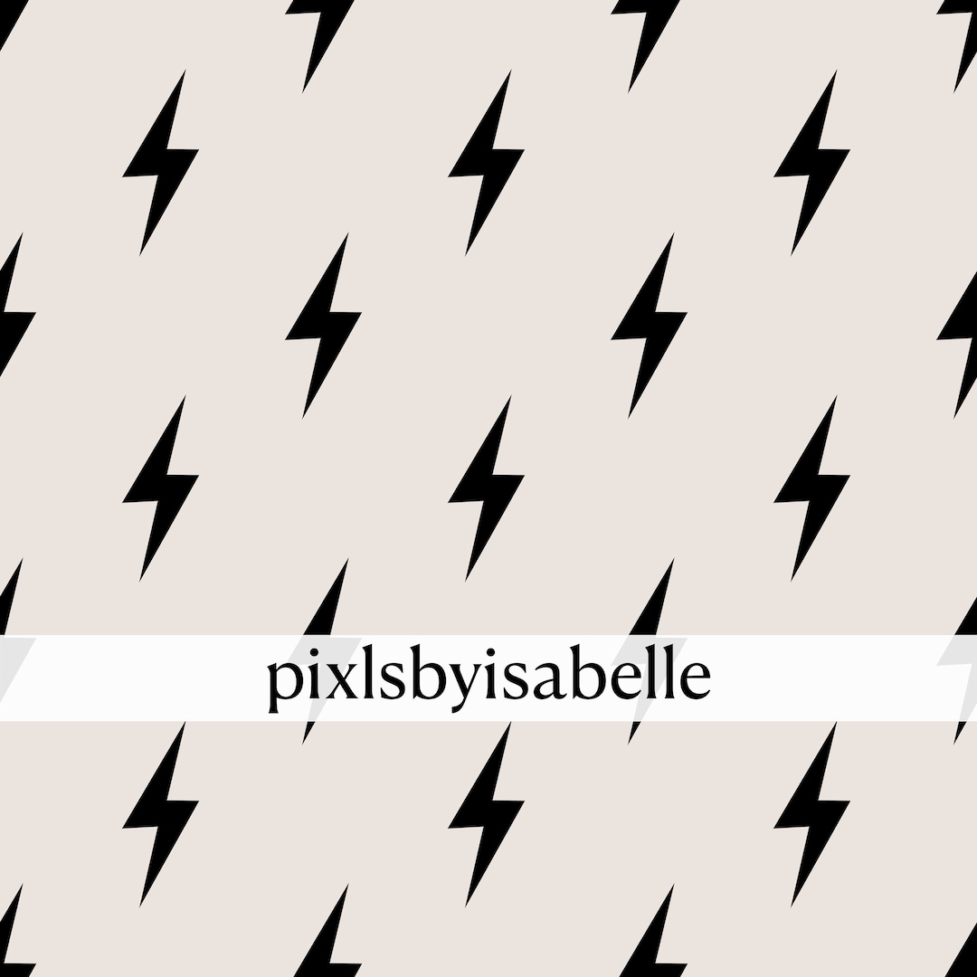 Lightning Bolt Pattern - Seamless Pattern - Commercial Use - Repeat ...