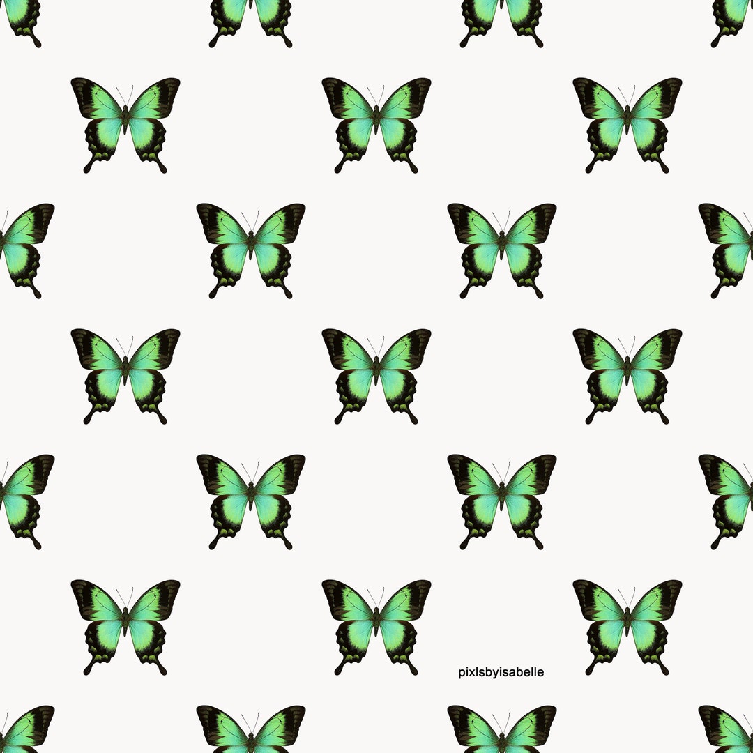 Butterfly Seamless Pattern - Digital Paper Download - Commercial Use ...