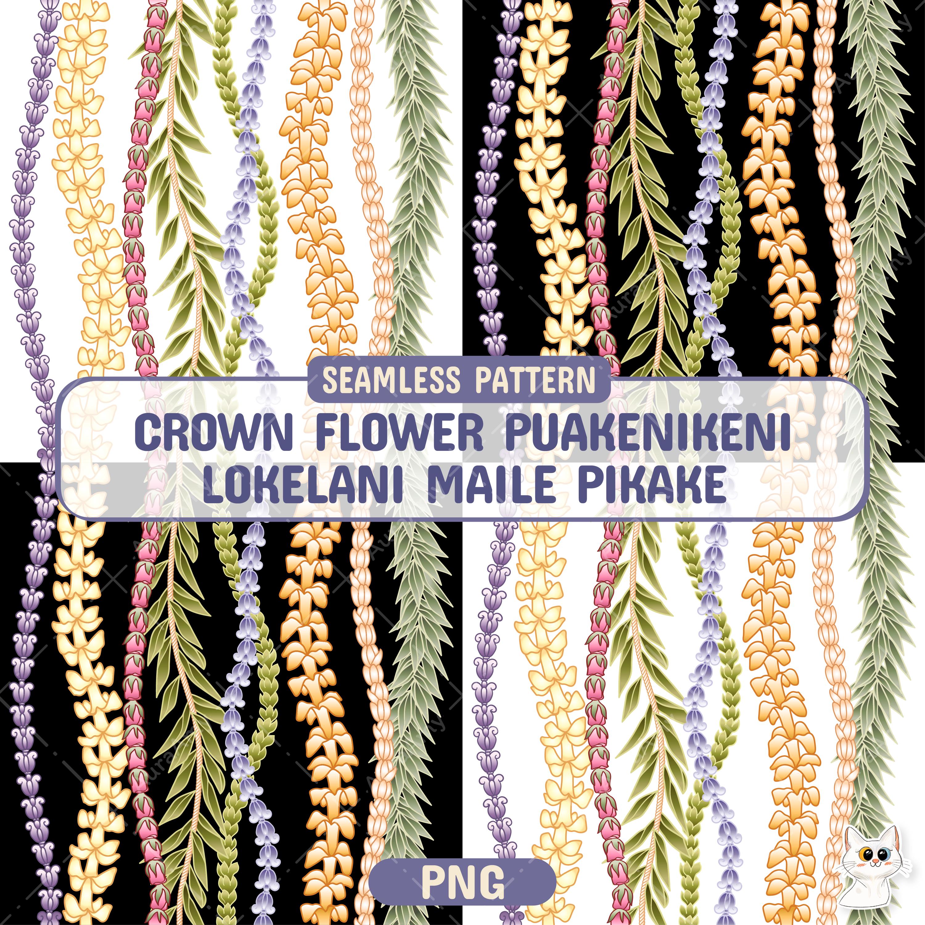 Curve Lei Crown Flower Puakenikeni Lokelani Maile Pikake Png, Tropical ...