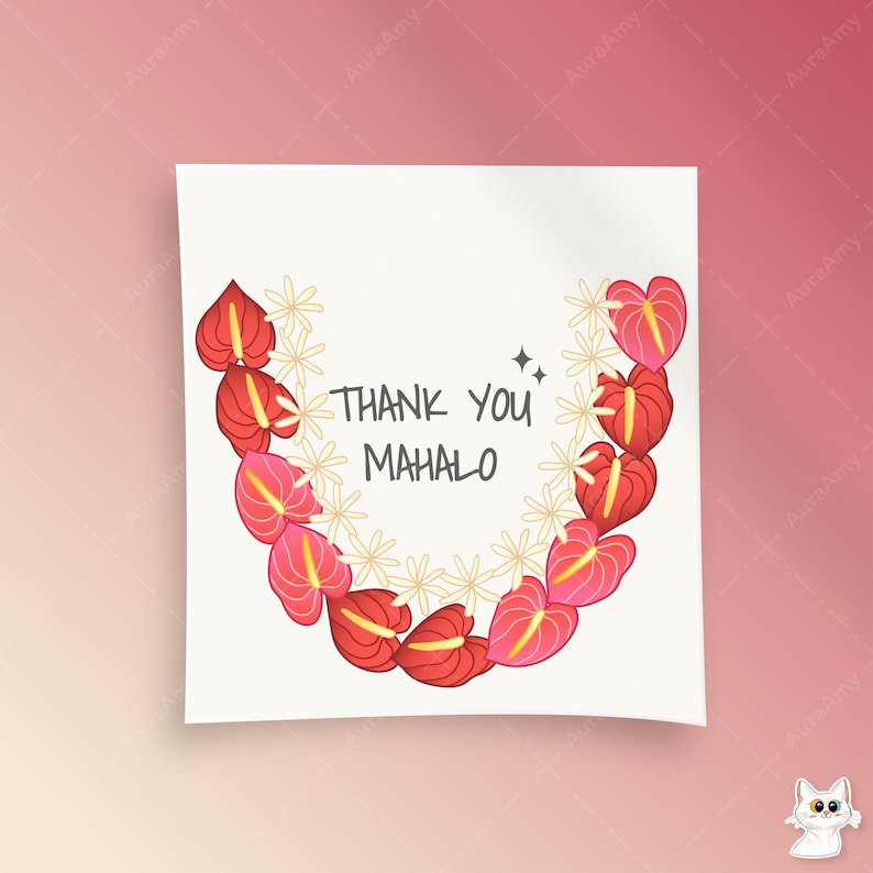 Tiare Anthurium Lei Png, Curve Flower Digital Download, PNG File - Etsy